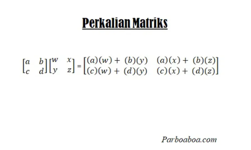 Yuk Mengenal Perkalian Matriks 2x2 dan 3x3