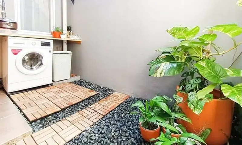 7 Inspirasi Desain Tempat Cuci Baju Manual Minimalis dan Aesthetic